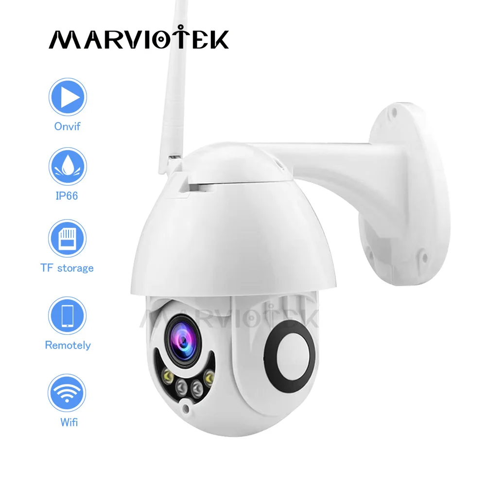 1080P IP Camera WiFi Wireless PTZ Speed Dome CCTV Camera Outdoor Home ...