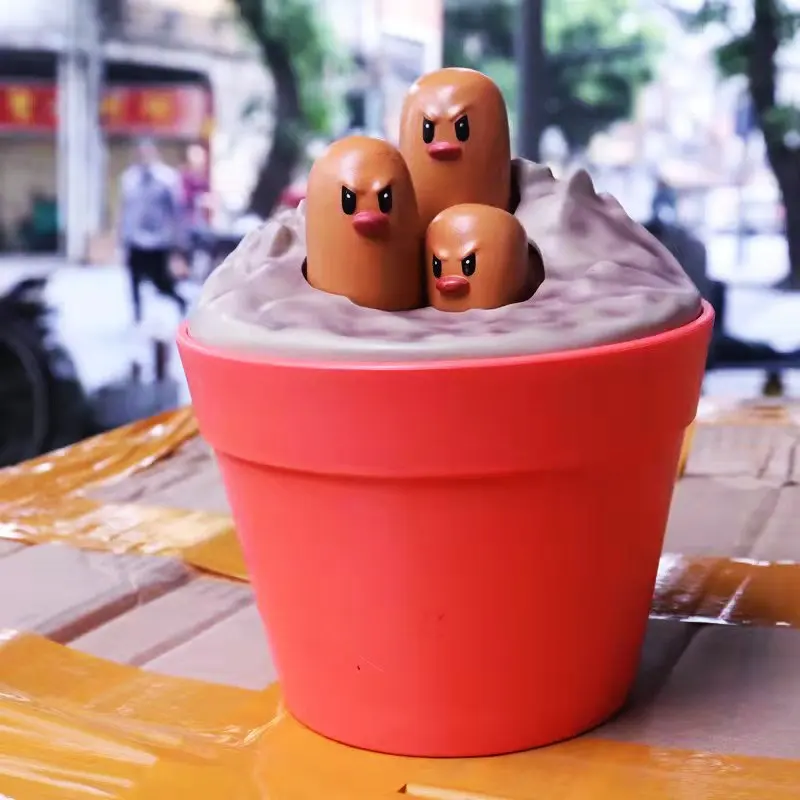 Funny Creative Pokemon Fitness Muscle Male Diglett Three Brothers ...