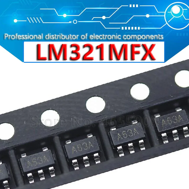 20 pçs/lote LM321 LM321MFX A63A SOT 23 Low Power Amp Op Único|Circuitos ...