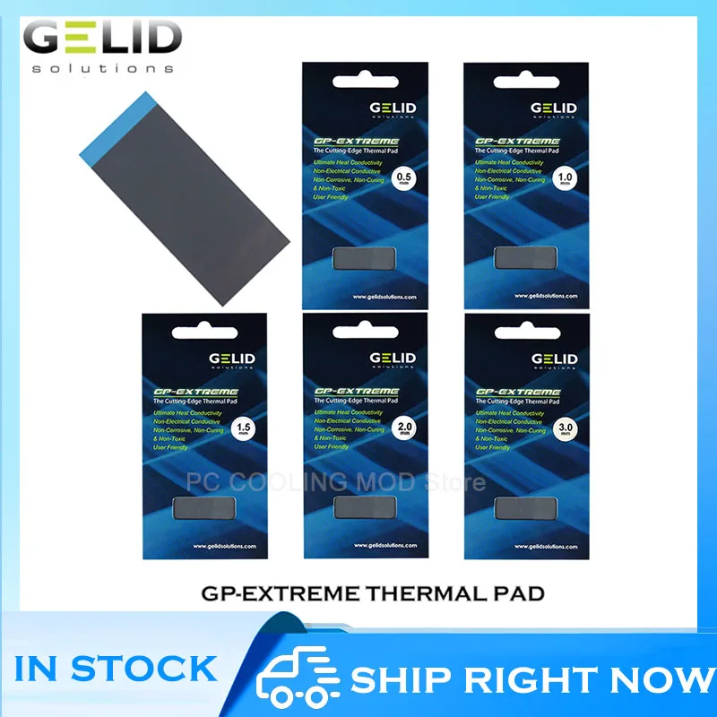 GELID GP Extreme Thermal Pad Silicone Mat 12W/mk For CPU GPU North ...