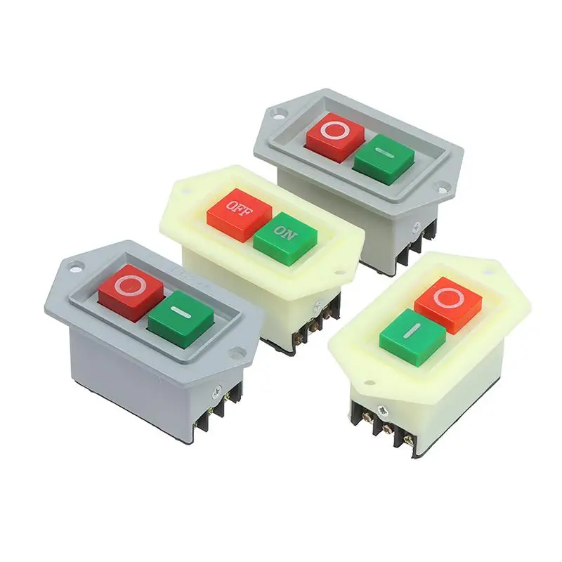 1pc Cutting Machine Switch Start Stop Push Button Switch on/off Table ...