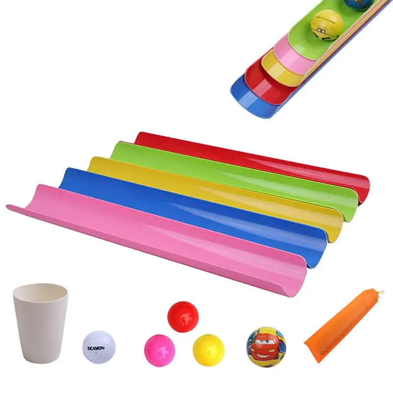 1 세트 팀 빌딩 게임 장애물 코스 파이프 라인 게임 필드 데이 게임 성인 어린이를위한 계란과 스푼 레이스 게임toy