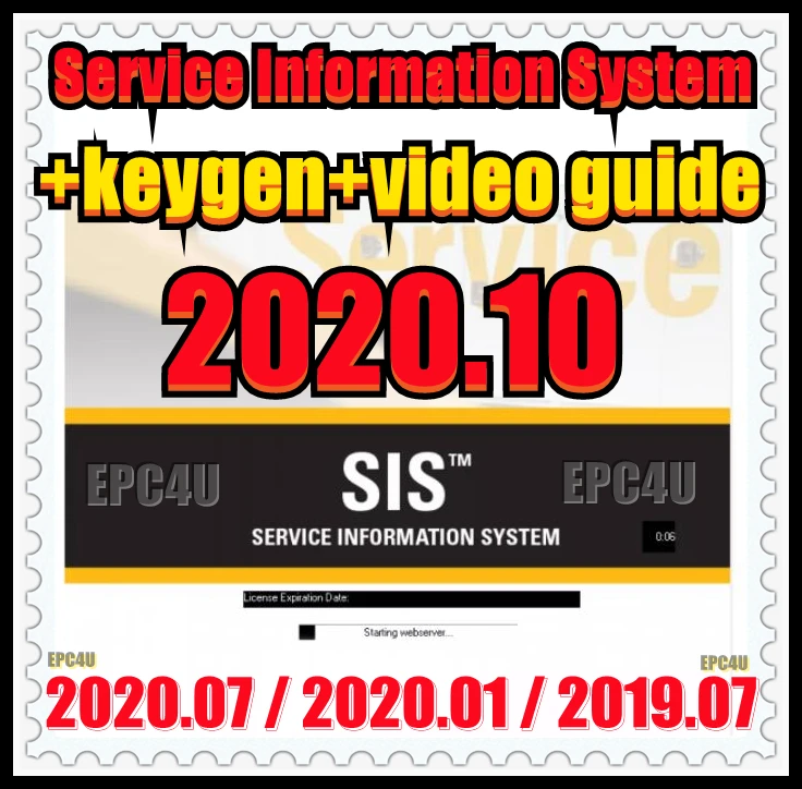 2019,07 sis con KEYGEN para catálogo de piezas de gato + manual de ...