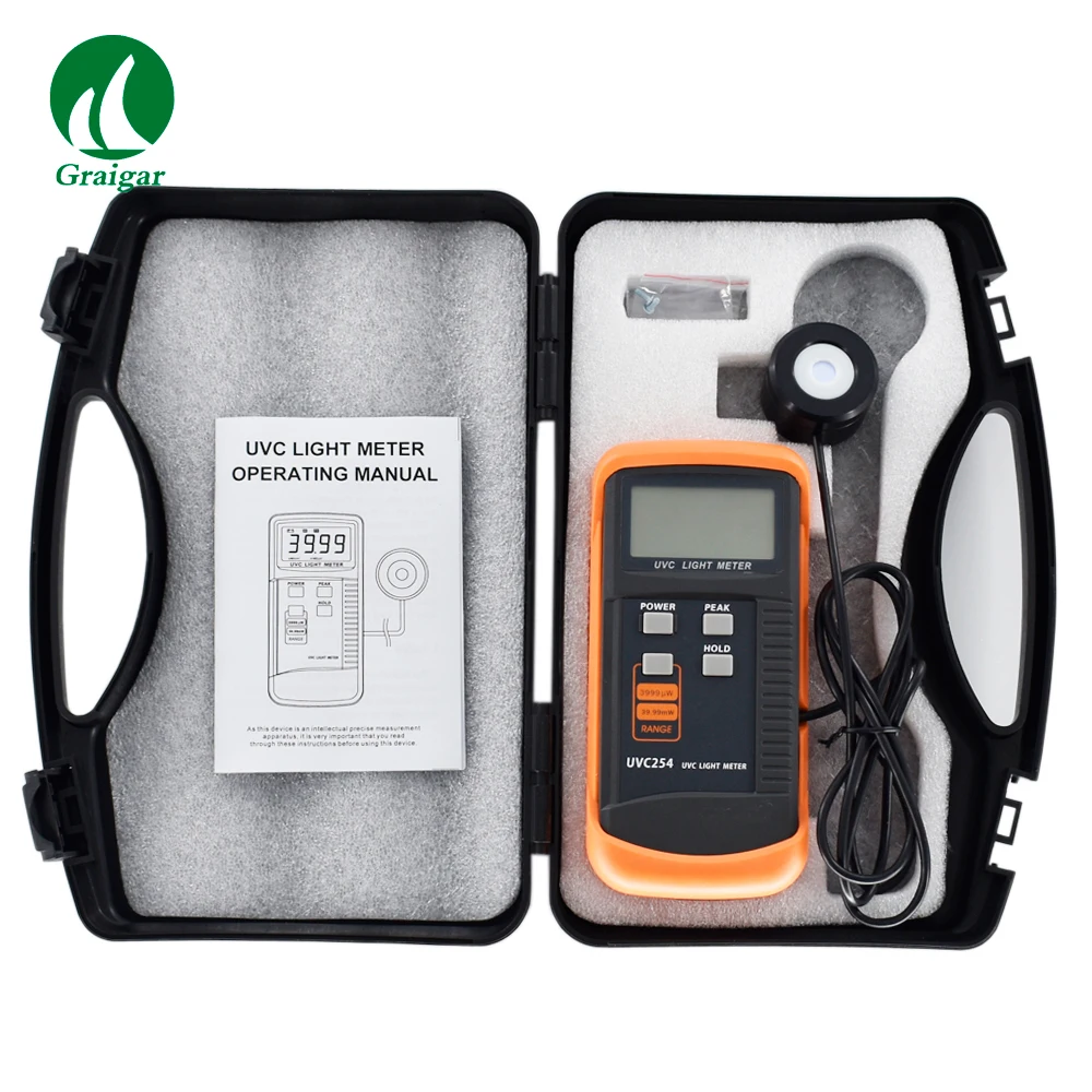 UVC254-Digital-UVC-Light-Meter-Lux-Meter-Radiometer-Intensity-Detector ...