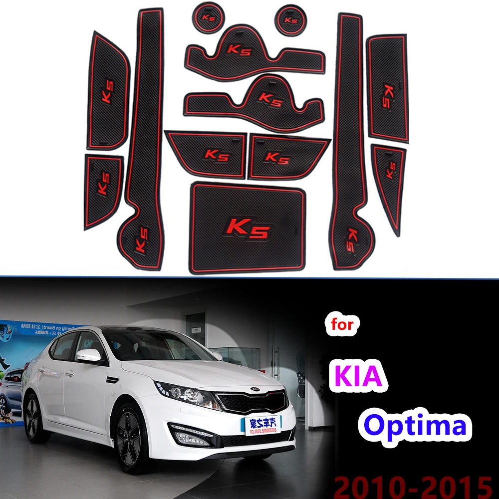 Anti-Slip-Gate-Slot-Mat-Rubber-Coaster-for-KIA-Optima-2010-2011-2012 ...
