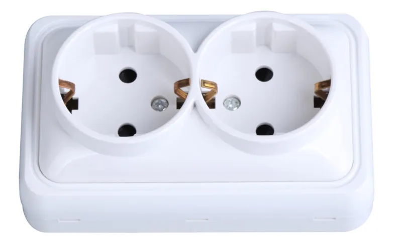 European-16A-Two-Surface-Wall-Socket-Standard-Power-Supply-Dual-Socket ...