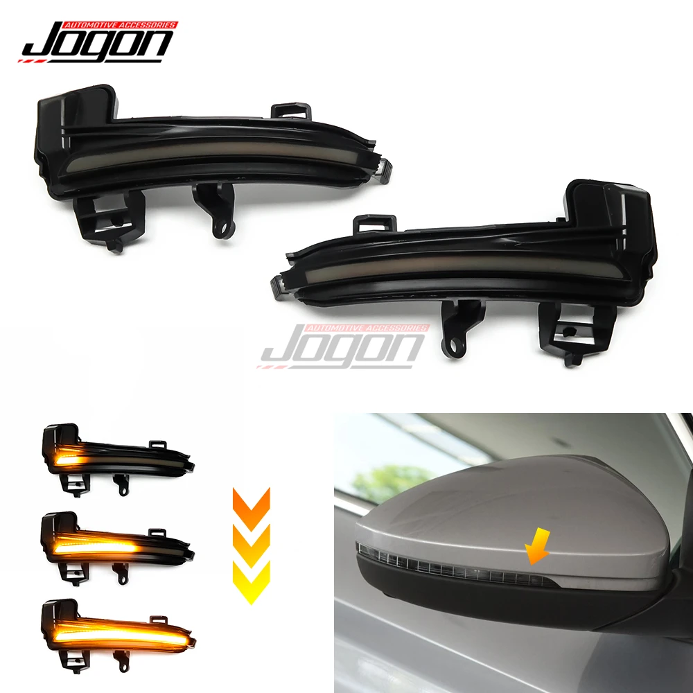 LED-Dynamic-Turn-Signal-Light-Side-Mirror-Indicator-Blinker-Sequential-flasher-For-Skoda-Superb ...