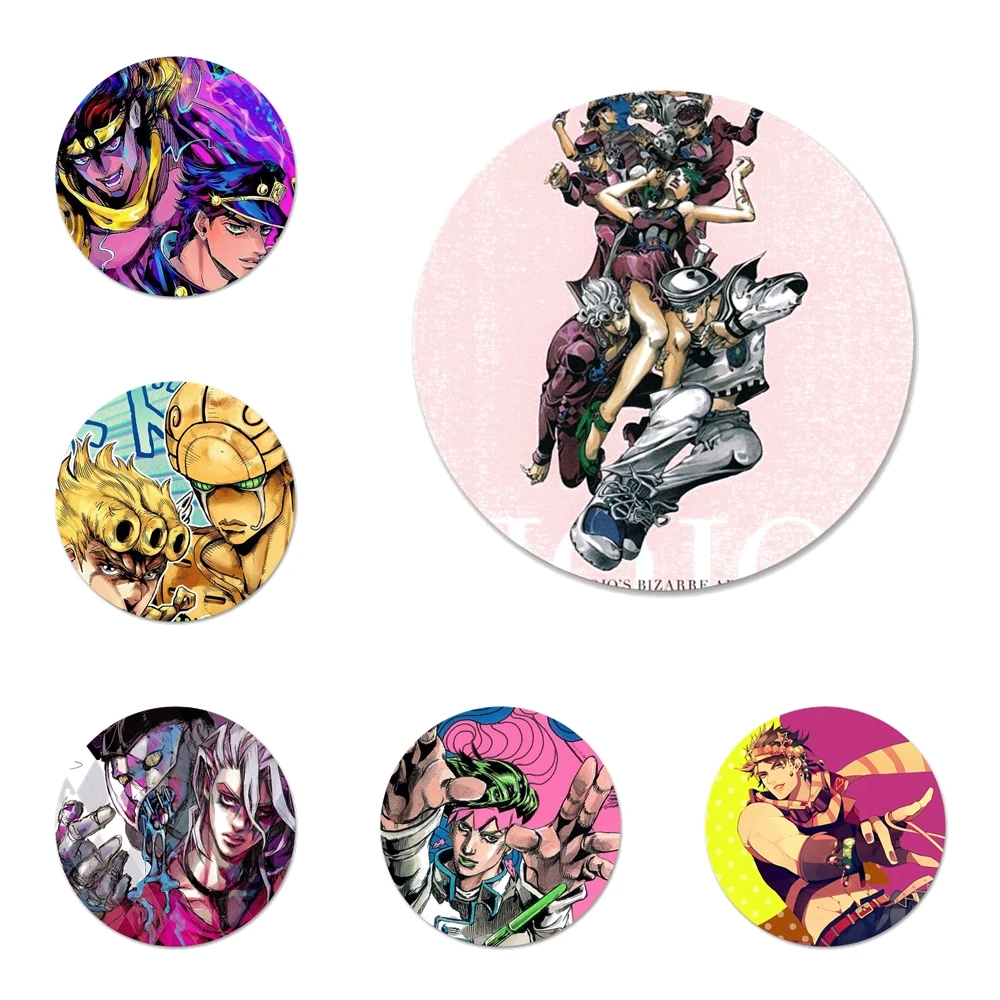 Jojo Bizarre Adventure | Metal Badges | Jojo Badge - New Icons Pins ...