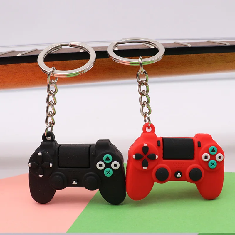Men-s-Simple-Video-Game-Handle-Keychain-Couple-Joystick-Machine ...