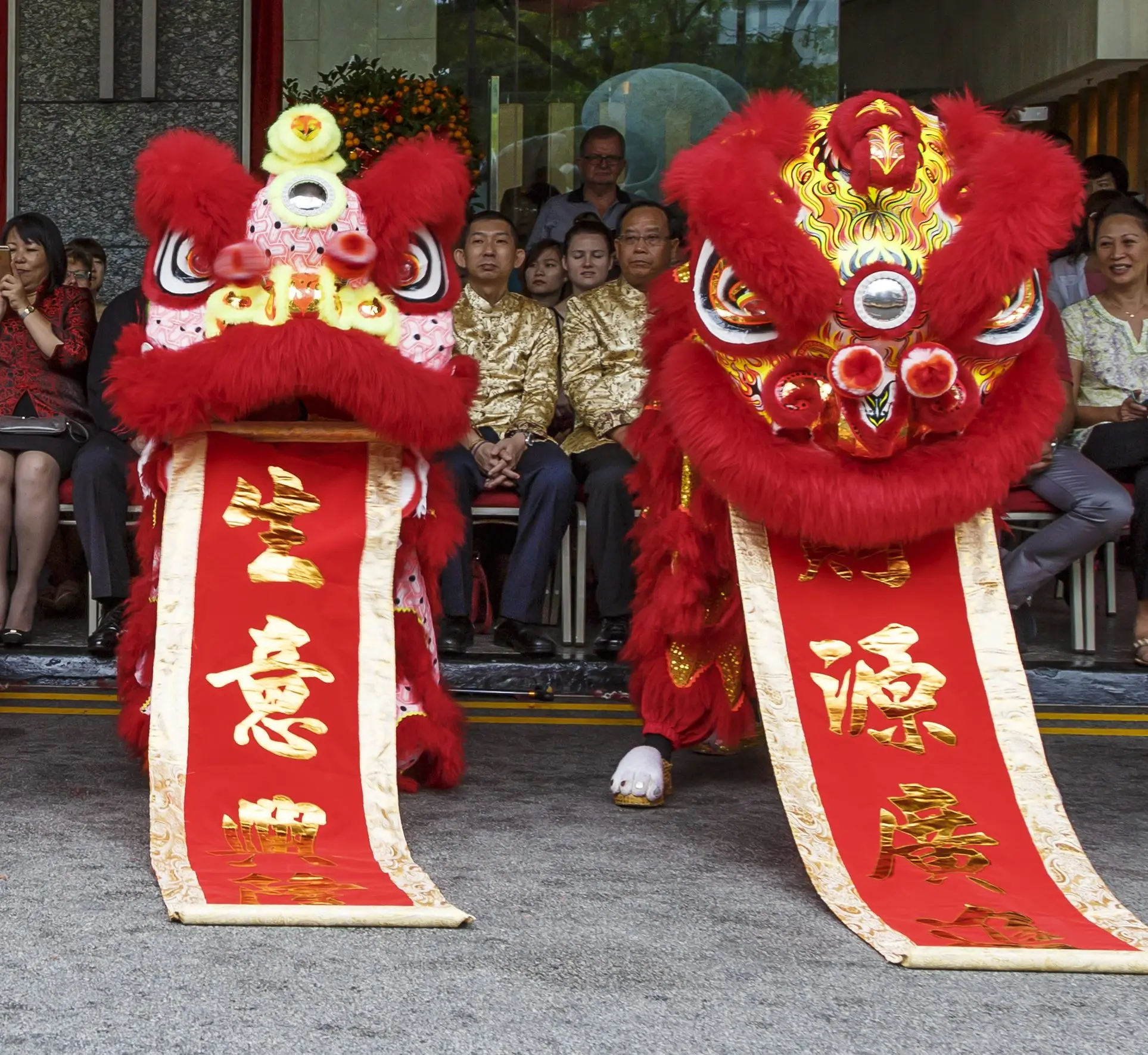 Kid-Flag-Chinese-Lion-Dance-Tuqing-Flag-120-35cm-Opening-Ceremony ...
