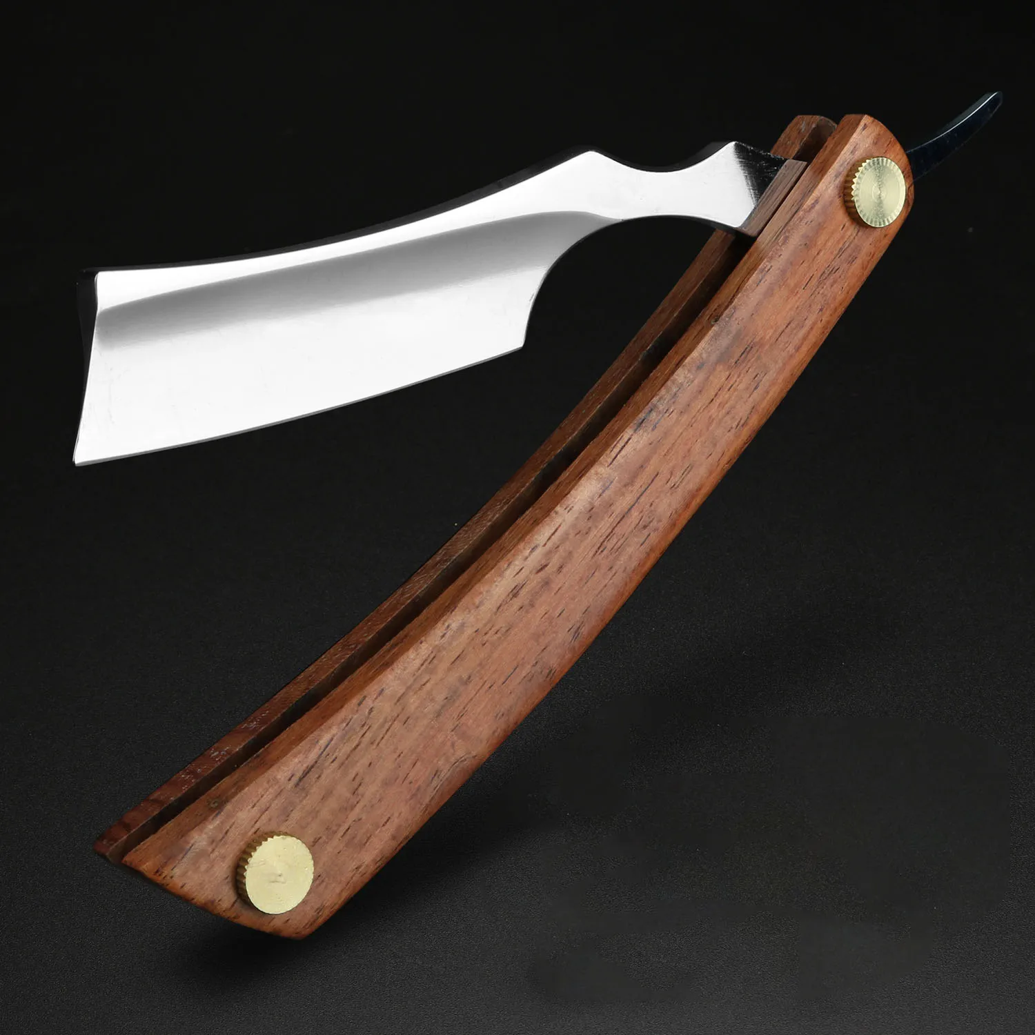 1p Cut Throat Straight Razor Wood Professional Barber Razor Premium ...