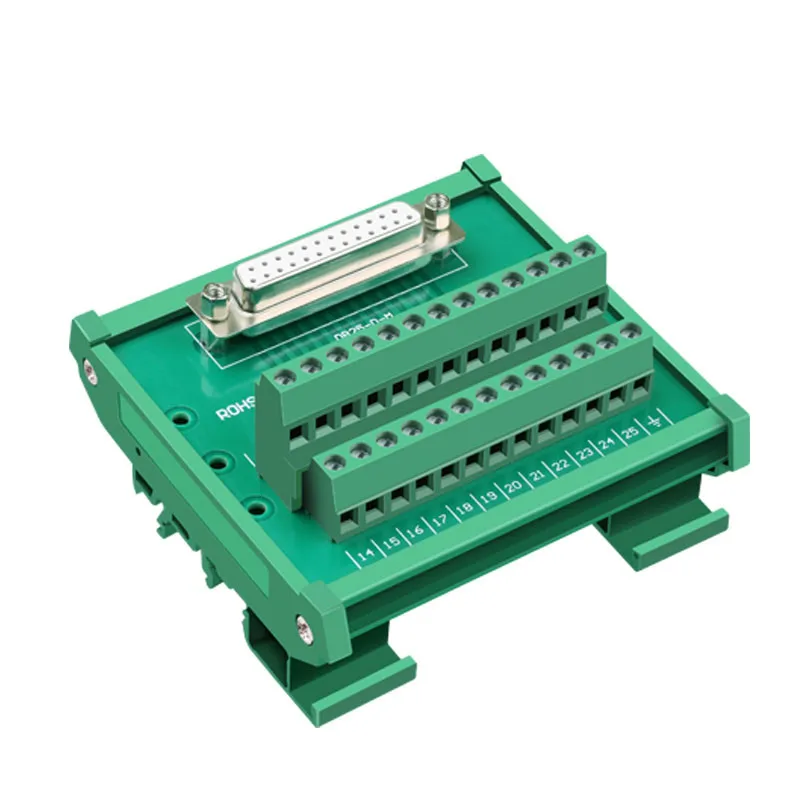 DB25-D-Sub-25-Pin-Connectors-Male-Female-Socket-Terminal-Block-Breakout ...