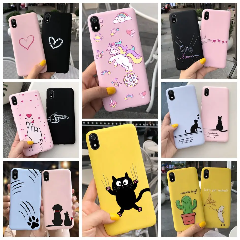 Silicone-Phone-Case-For-Xiaomi-Redmi-7A-Case-Redmi7-A-Cute-Unicorn ...