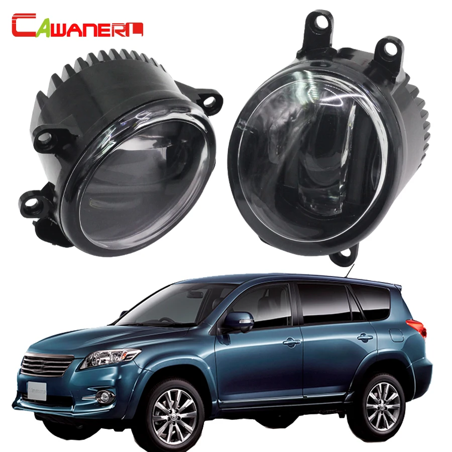 Cawanerl 2 X Car Led Fog Light Daytime Running Lamp Drl White 12v ...