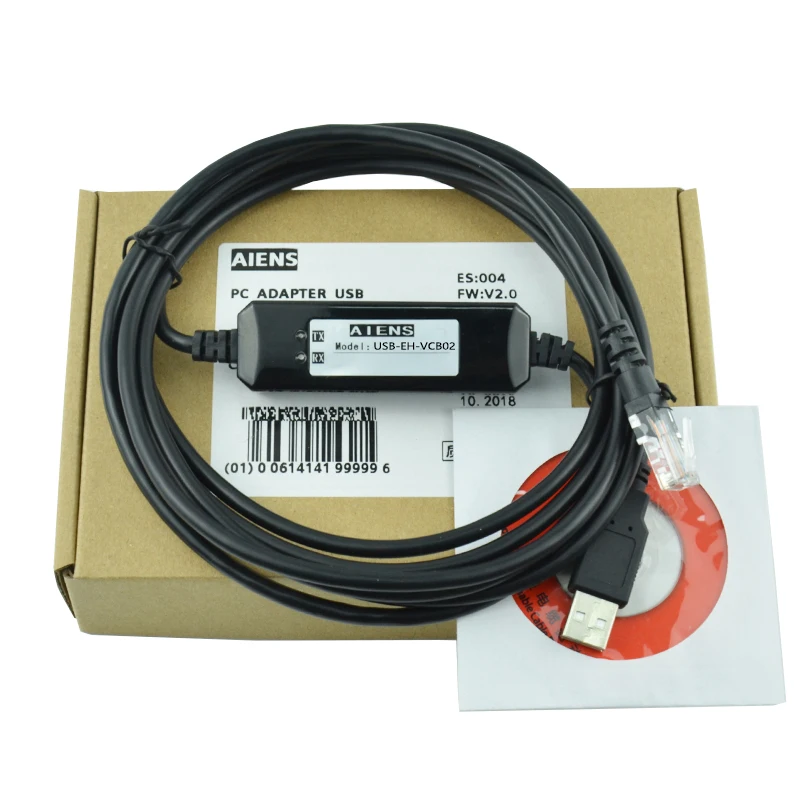 Hitachi ehシリーズplcプログラミングケーブルデータダウンロードケーブルUSB-EH-VCB02に適しています