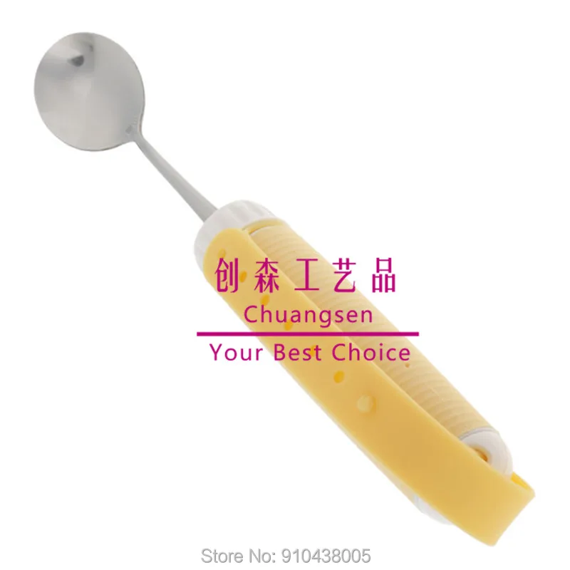 360 Degree Rotating Swivel Spoon Utensil Eating Aids With Portable ...