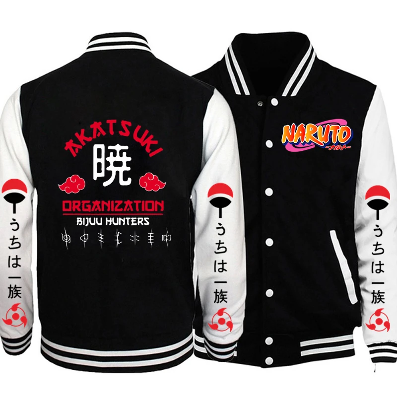 Itachi X Uchiha Crest Baseball Jacket Shop Naruto Clothing Merchandise ...