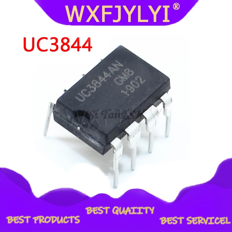 10 pçs/lote UC3844 UC3844N UC3844B UC3844A UC3844BN DIP-8 original novo