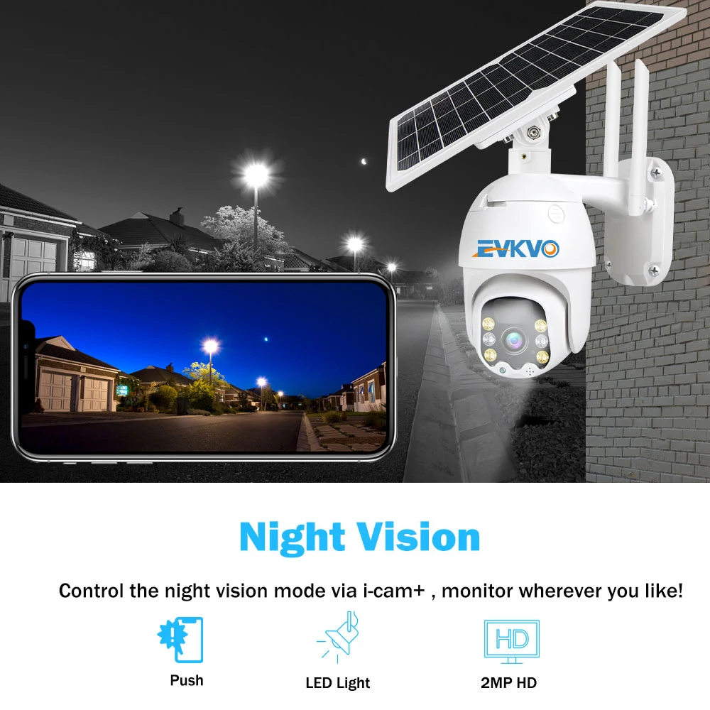 3G 4G IP Camera 3MP WiFi CCTV Camera Outdoor 8W Solar Panel ...