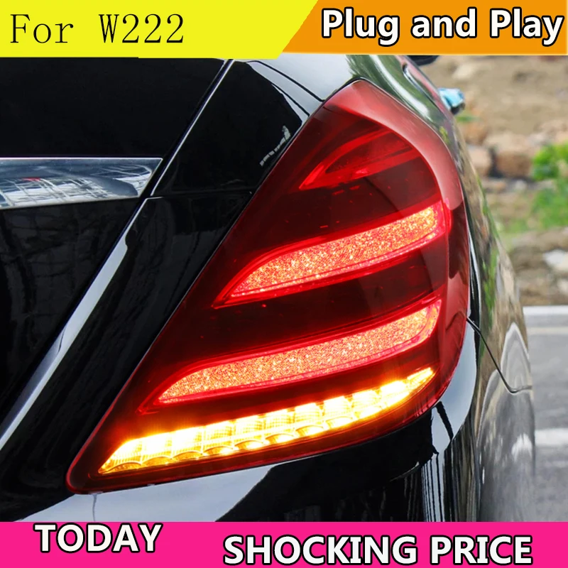 Car-Styling-for-Mercedes-Benz-W222-S-CLASS-2013-2016-Taillights-Tail ...