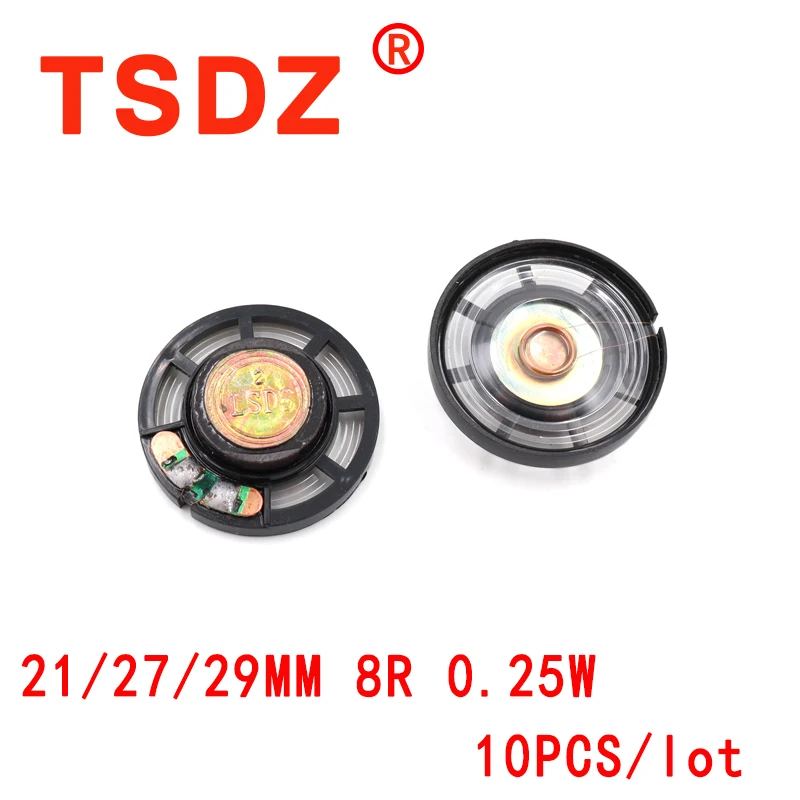 10Pcs/lot 21/27/29MM Mini Audio Portable Speakers 8R 0.25W 8 Ohm Speaker External Magnetic ...