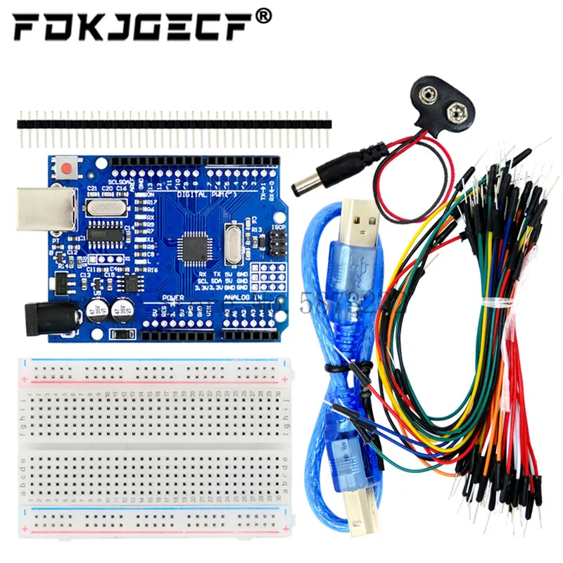 Kit-de-iniciaci-n-para-Arduino-Uno-R3-paquete-de-5-art-culos-Uno-R3 ...