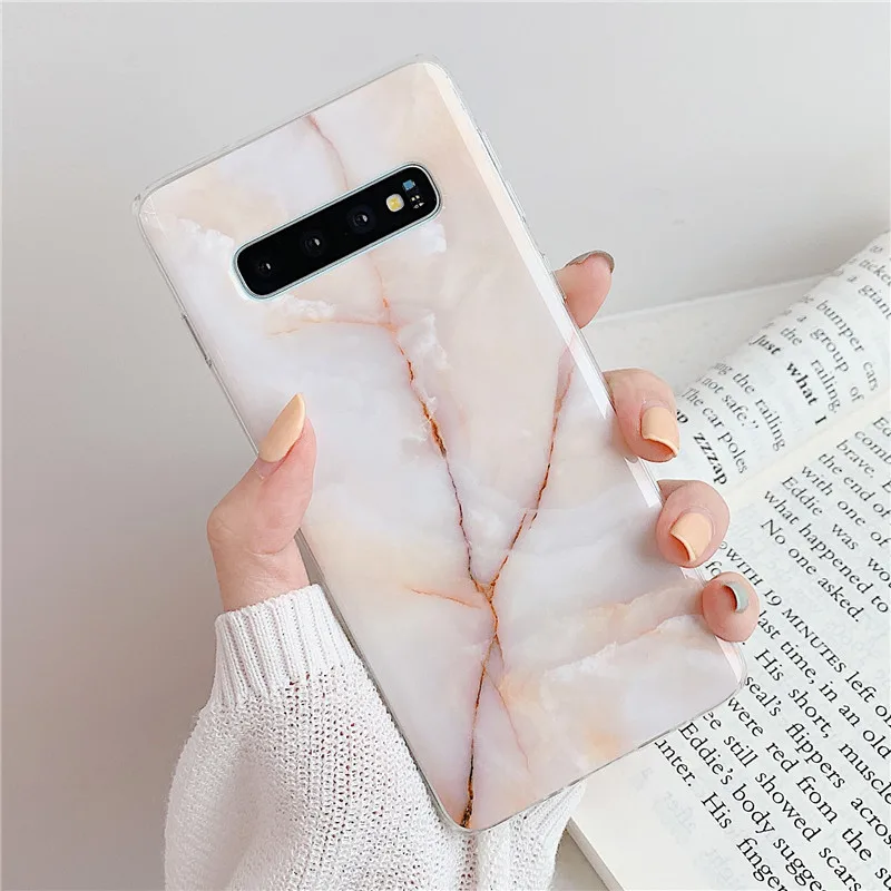 FLYKYLIN Marble Rose Case For Samsung Galaxy Note 10 Back Cover ...