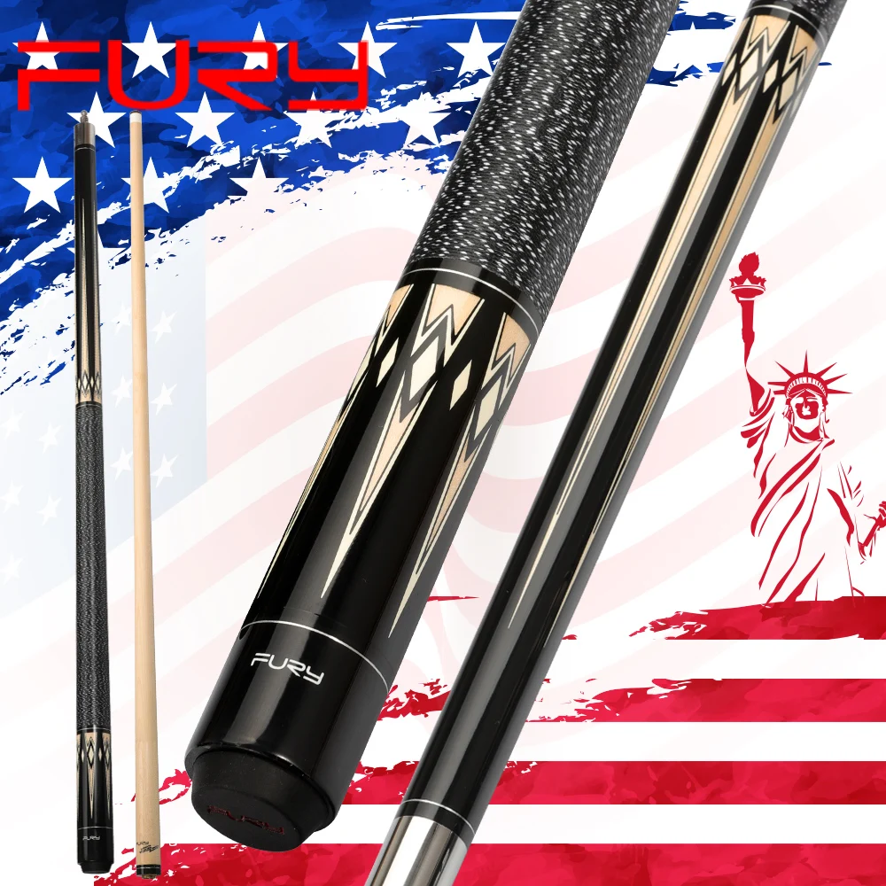 FURY DL 풀 큐 스틱 키트 당구 큐 11.75mm/13mm 팁 고품질 메이플 전문 스틱 운동 선수 전문 Billiar ...