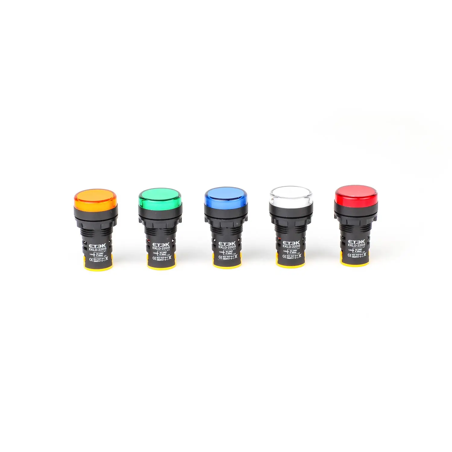 ETEK Warning Light 22mm AC/DC Type Test Type 110V 48V And 24V Pilot ...
