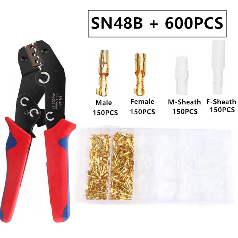 600-400PCS-Bullet-Terminals-Car-Auto-Motorcycle-Crimp-Terminals ...