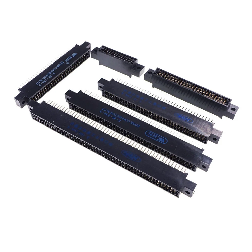 10 Pcs Edge Card Slot Connector 2.54 mm 24 44 48 56 60 72 86 88 100 120 ...