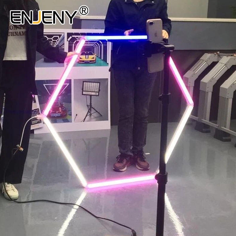 6500k Color Splicing Led Honeycomb Hexagon Lights Wall Hanging Night ...