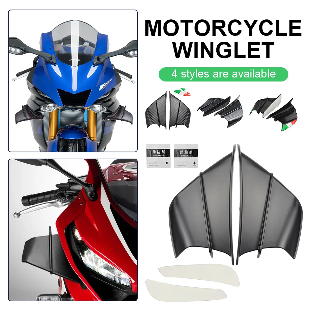 Aerodynamic Wing Kit Universal Fixed Winglet Fairing Wing for Yamaha ...