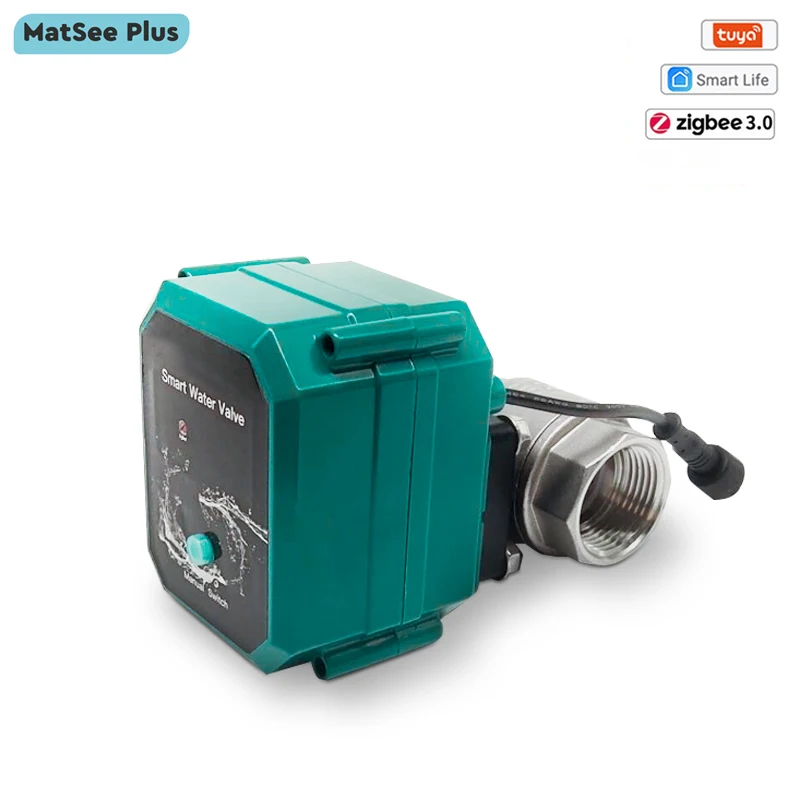 Tuya Smart ZigBee Water Valve Timer Electric Stainless Steel DN15 20 ...