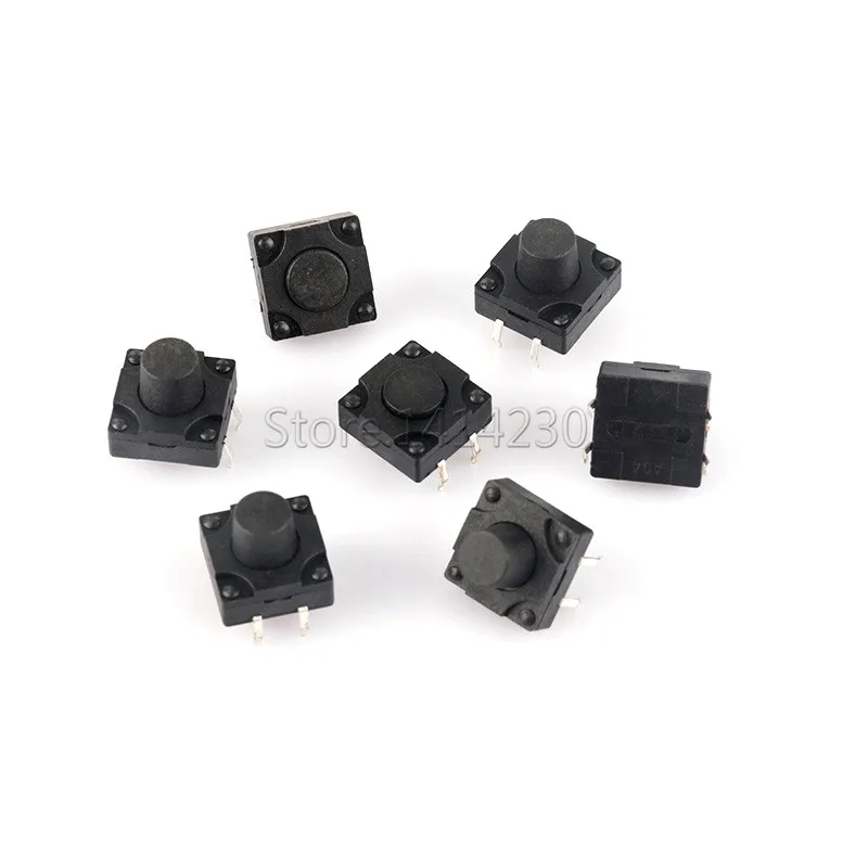 10Pcs-12x12mm-Panel-Waterproof-Tact-Switch-12x12x4-3-5-6-7-12mm ...