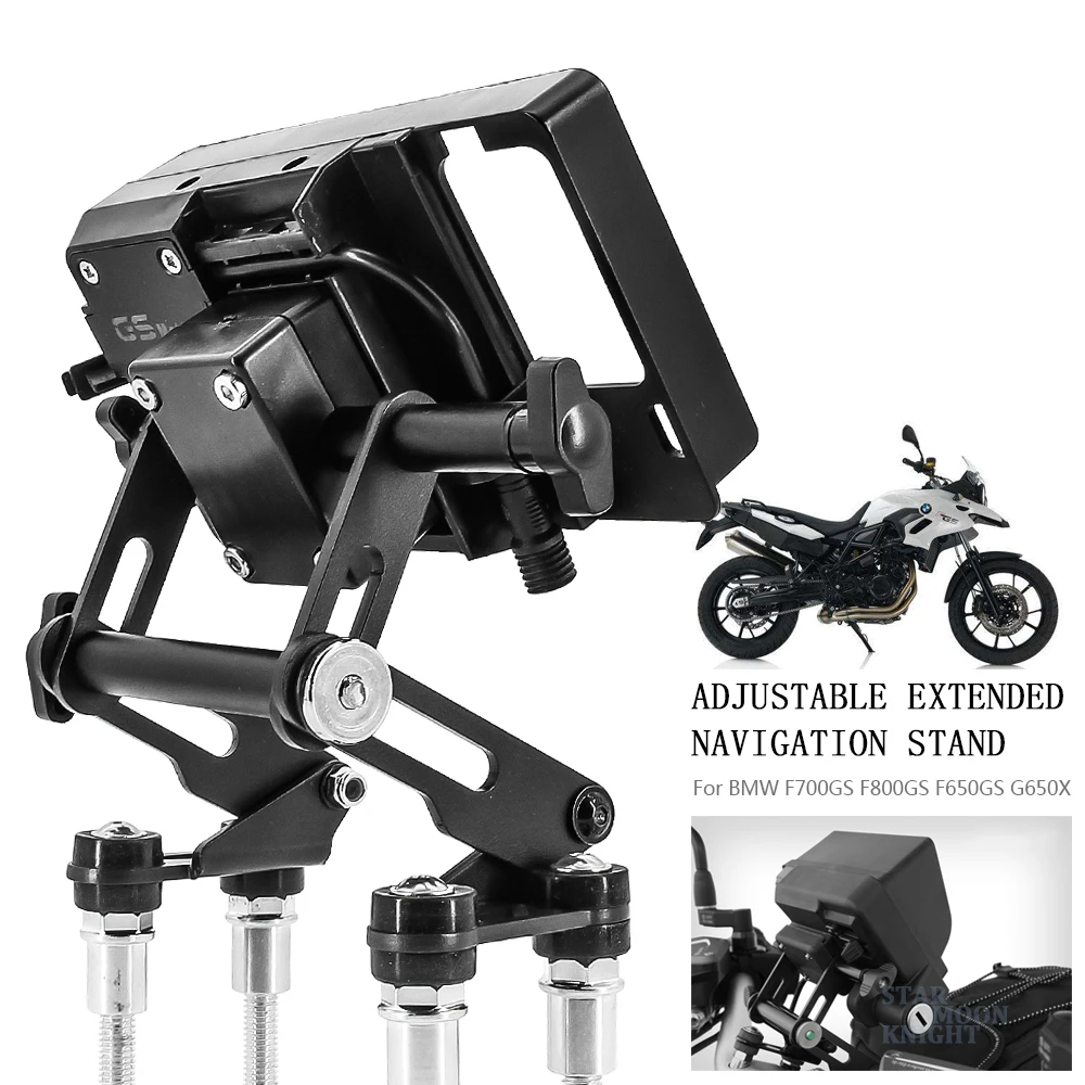 Motorcycle-Adjustable-Extend-Phone-Navigation-Bracket-GPS-Plate-Phone ...