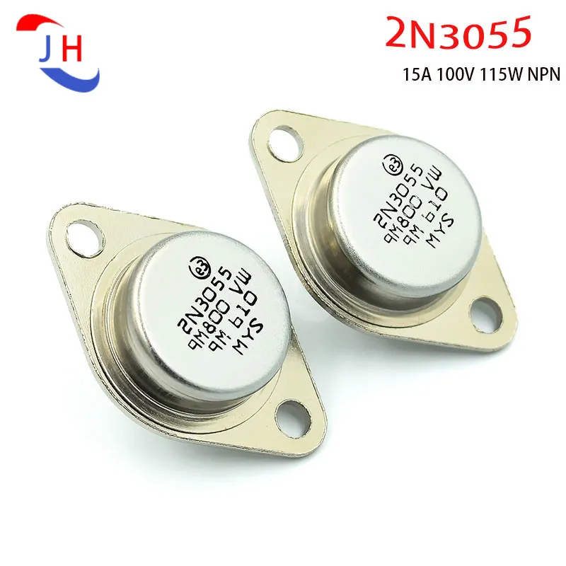 5pcs 2n3055 Straight Plug New Genuine 2n3055 Gold Seal High-power ...