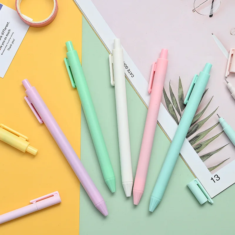 Caneta-de-gel-para-teste-criativa-50-pe-as-coreana-cores-doces ...