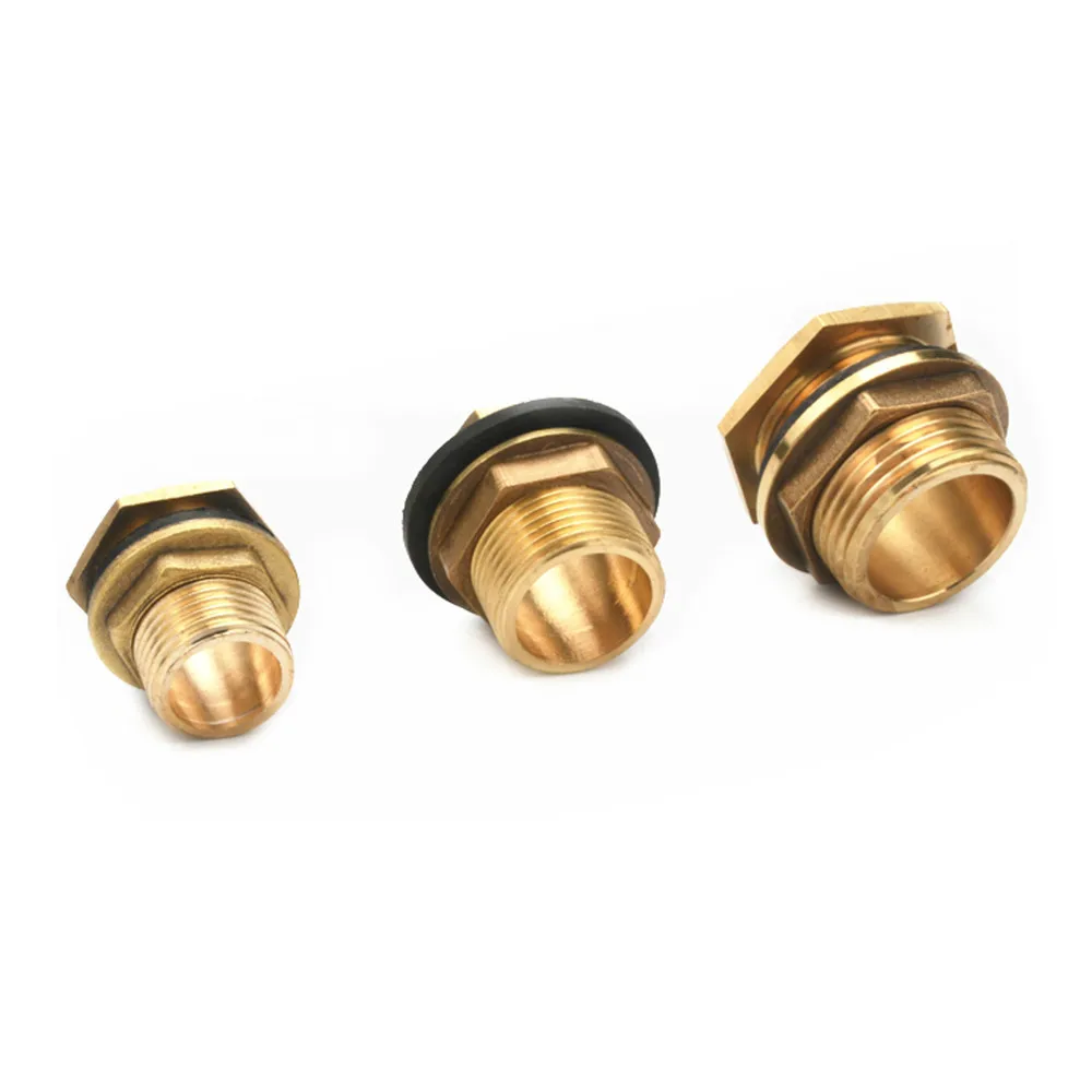 Copper Water Tank Connector 1/2" 3/4" 1" Male Brass Pipe Single Loose ...