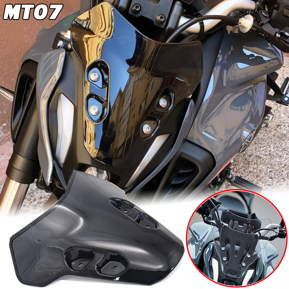 MT07-Windscreen-Windshield-Viser-Visor-Wind-Deflector-For-Yamaha-MT-07 ...