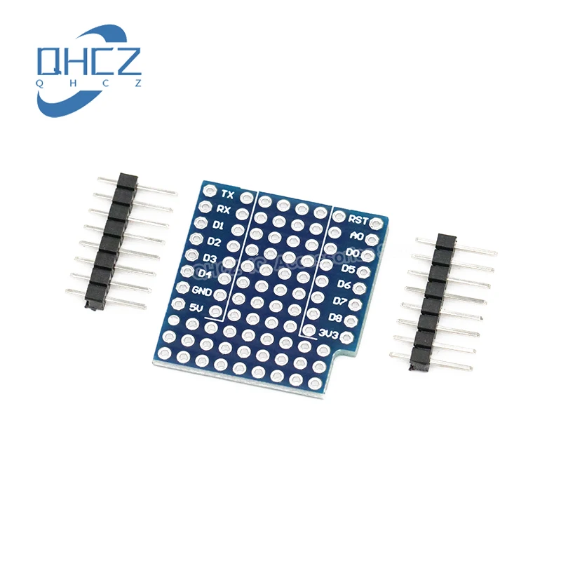 5ชิ้น/ล็อต ProtoBoard Shield สำหรับ WEMOS D1 Mini Double Sided Perf ...