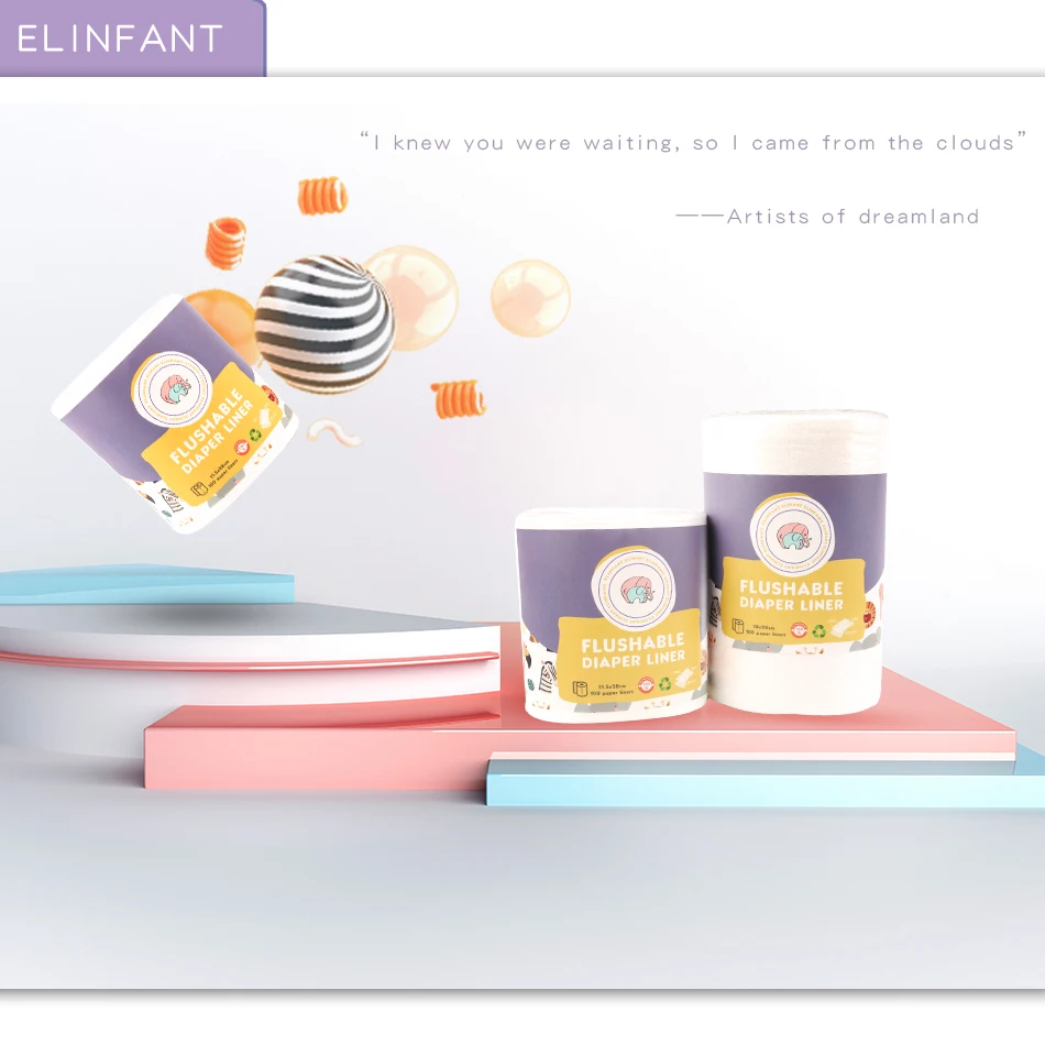Elinfant Fralda Descartável De Bambu, Para Bebês, Tecido, Higiene Pessoal, Fralda, Lavável ...
