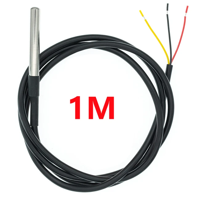 DS1820 Stainless steel package Waterproof DS18b20 temperature probe ...