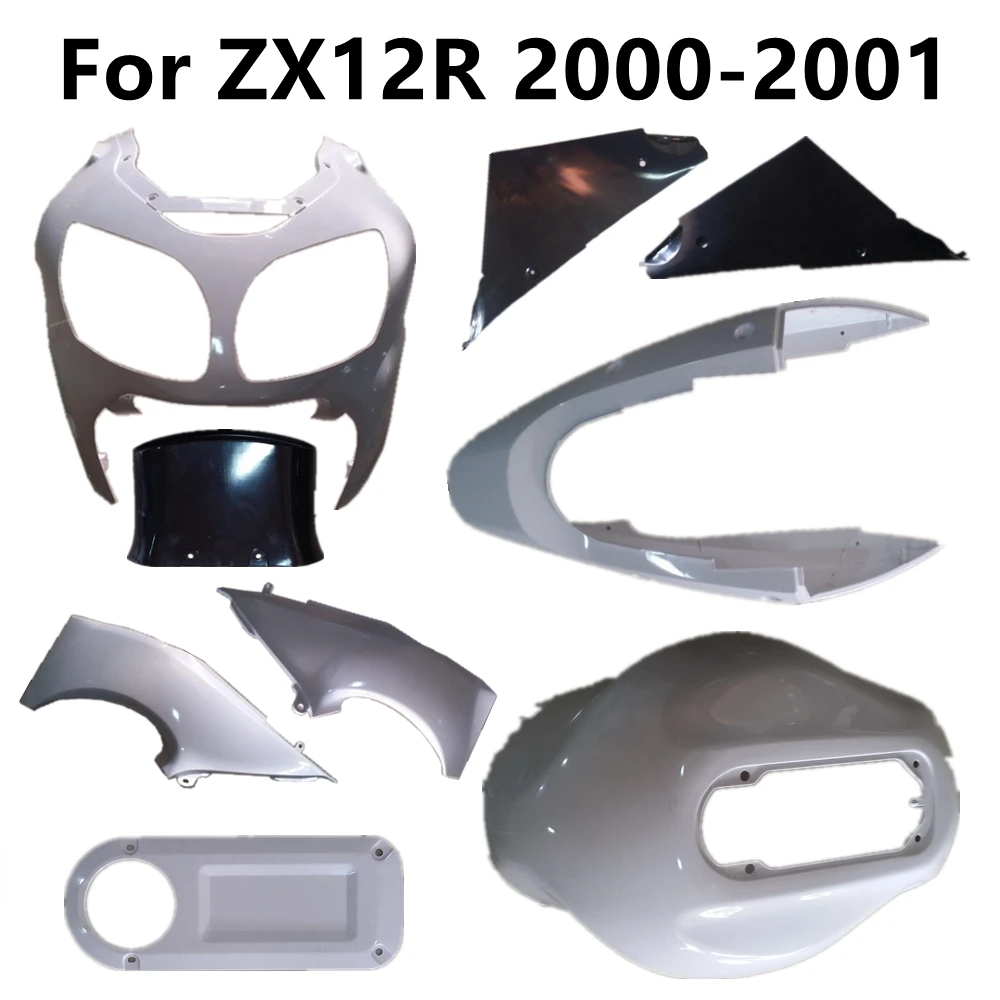 For-ZX12R-12R-2000-2001-00-01-Bodywork-Cowling-Motorcycle-Unpainted ...