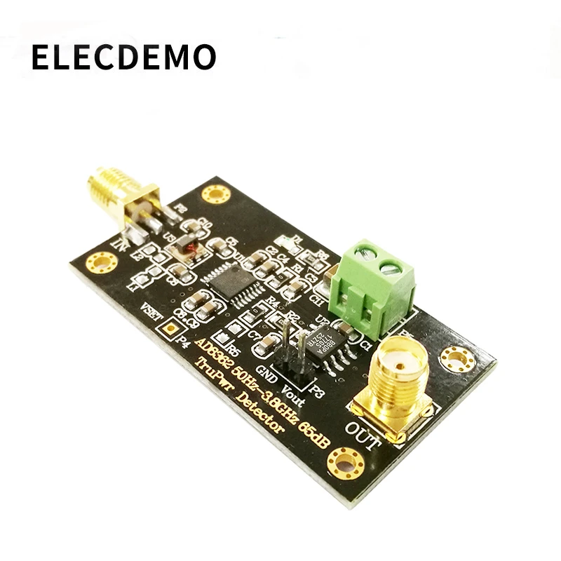 Ad8362 Module 3.8ghz Rf Radio Frequency Detector Power Detection Rms ...