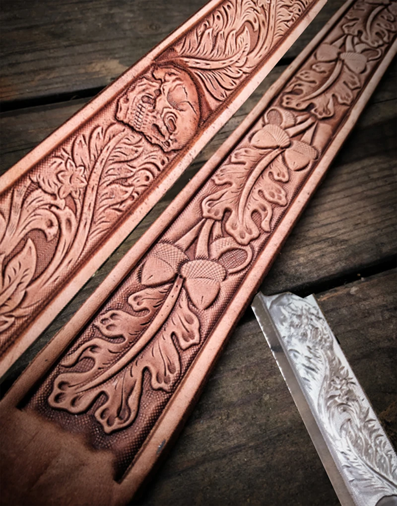 Oak Leaf Leather Carving Pattern