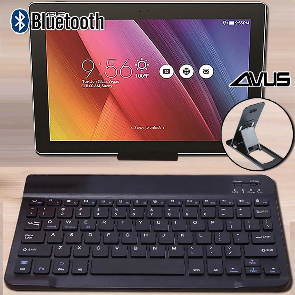 Teclado bluetooth sem fio ultra fino, asus memo pad 10/memo pad smart ...
