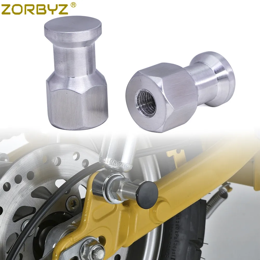 ZORBYZ-Motorcycle-M10-1-25mm-Silver-Aluminum-Suspension-Spool-For-Honda ...