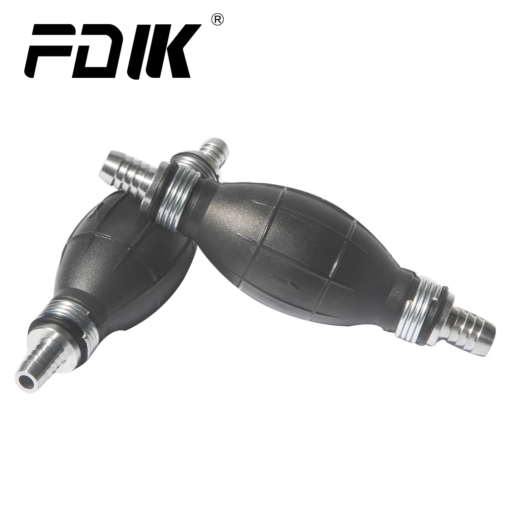 Oil Pump Rubber Hand Spherical One way Valve Aluminium Pinched Squeeze ...