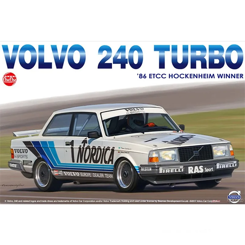 Hobby Nunu Pn24013 1/24 For Volvo 240 Turbo '86 Etcc Assembly Car Model ...